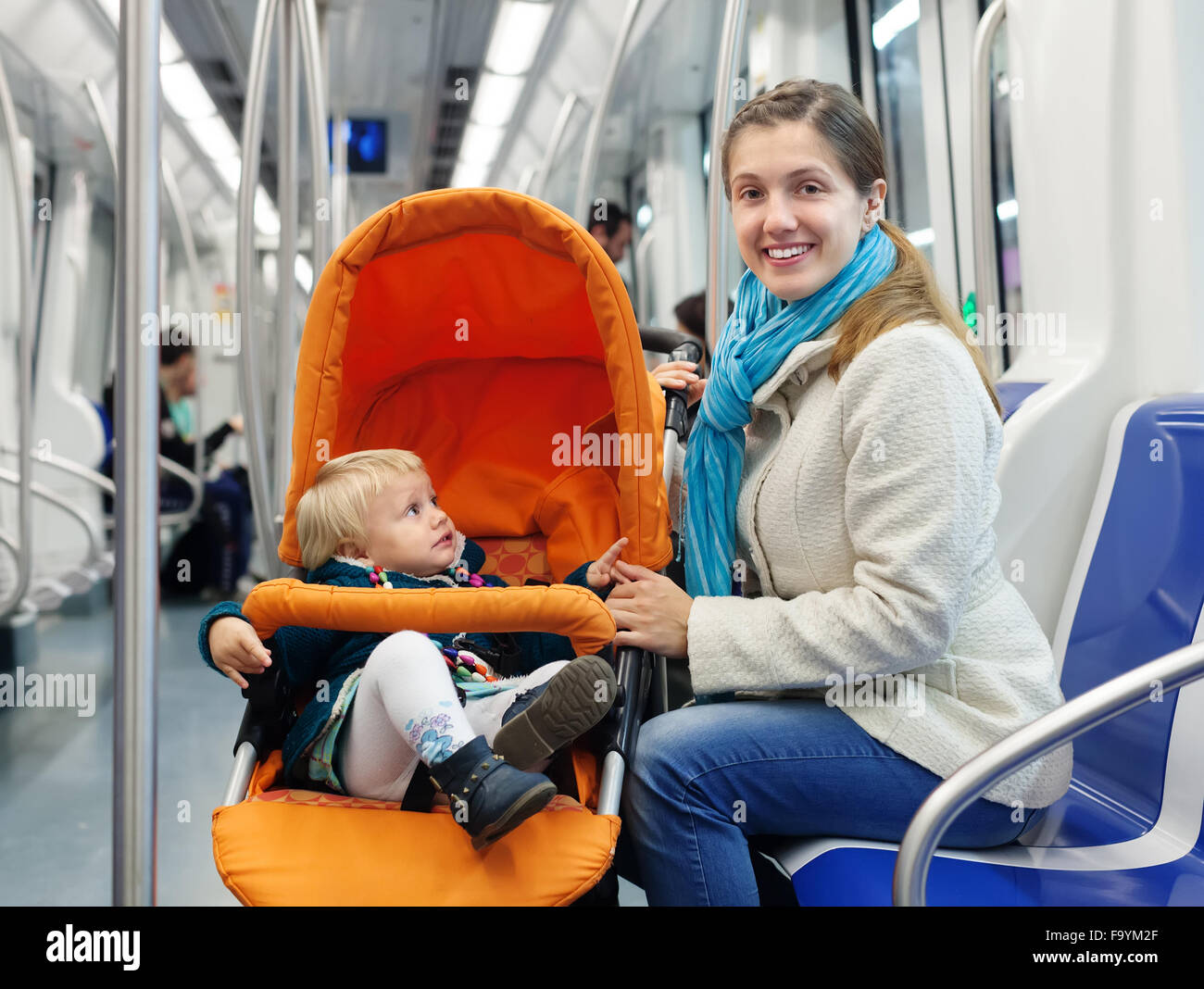 Baby stroller subway hi-res stock photography and images - Alamy
