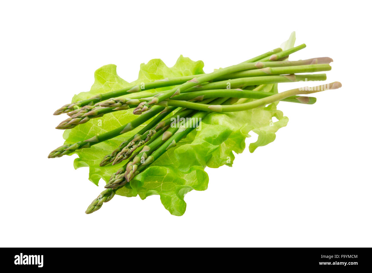Baby asparagus isolated Stock Photo - Alamy