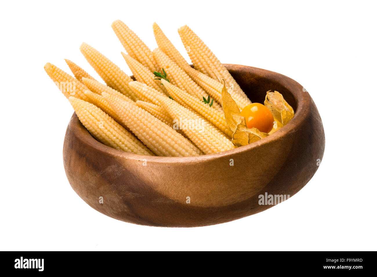 Baby corn isolated Stock Photo - Alamy