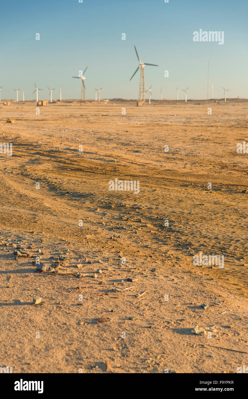 Wind farm in Egypt Stock Photo - Alamy