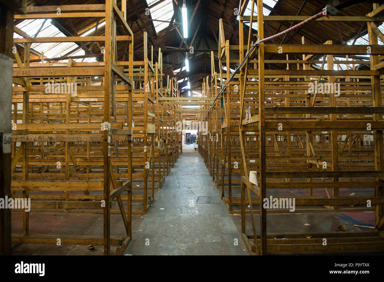 Empty Warehouse Shelves High Resolution Stock Photography and Images ...