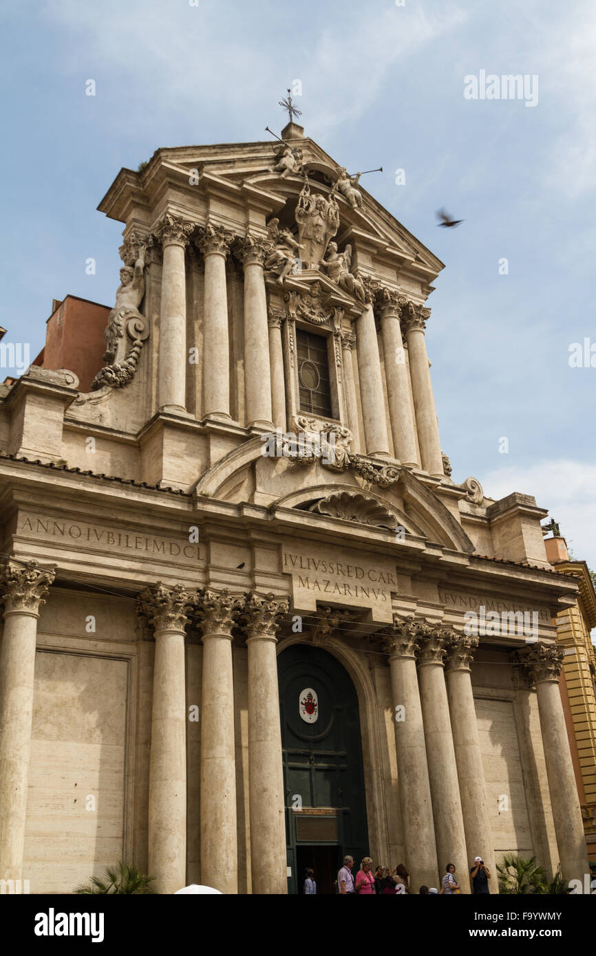 Great church in center of Rome, Italy Stock Photo - Alamy