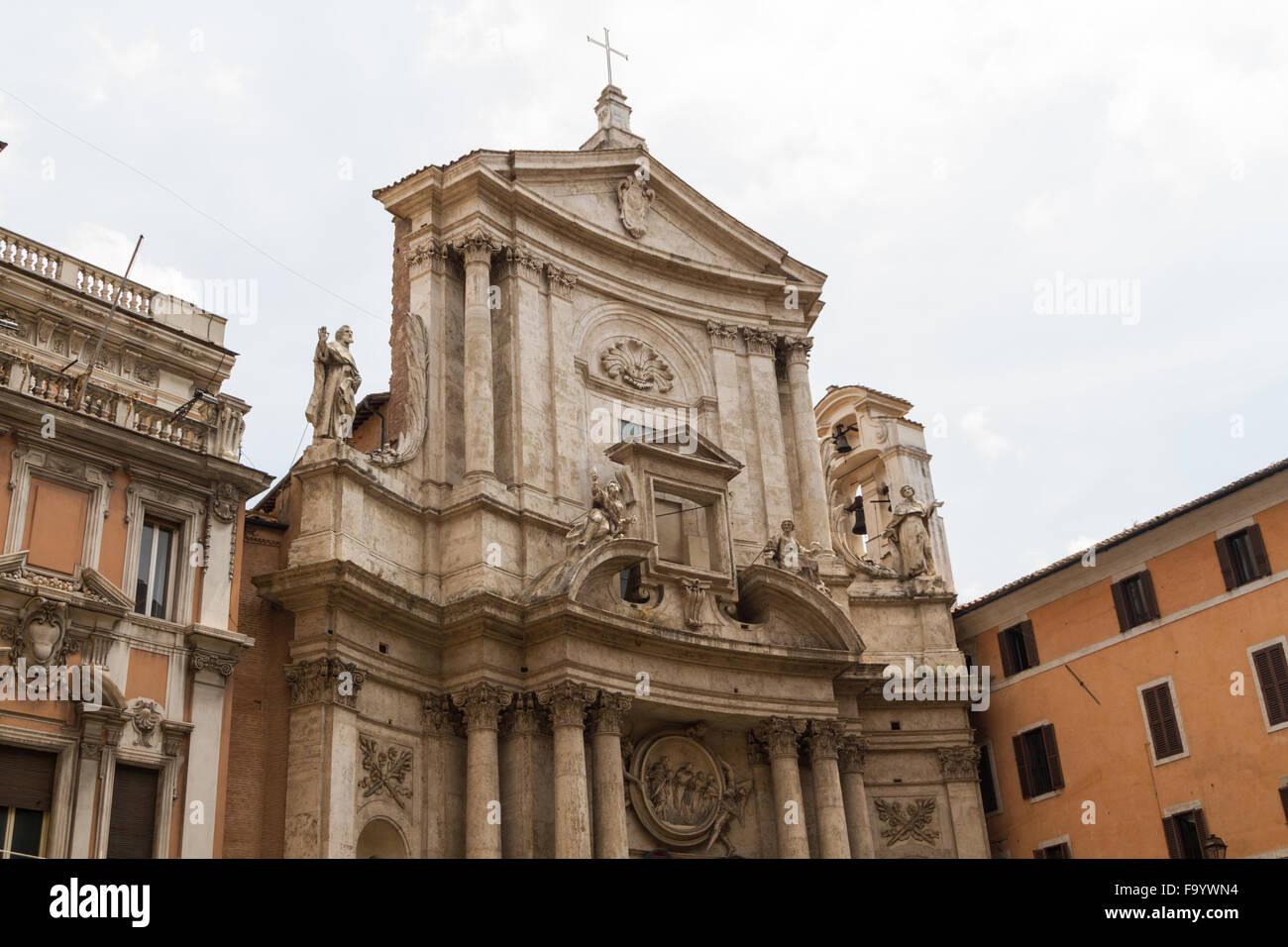 Great church in center of Rome, Italy Stock Photo - Alamy