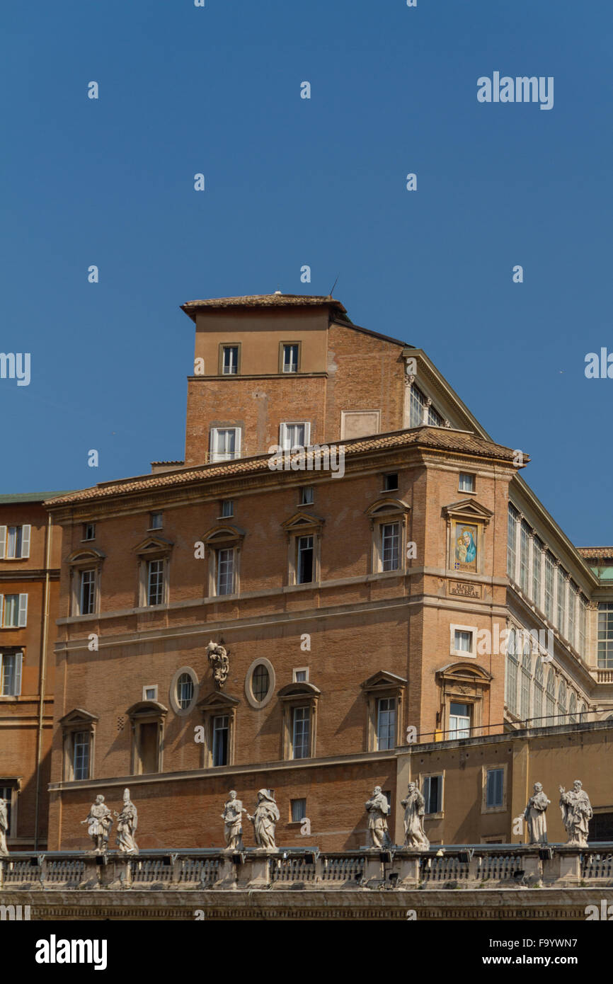 Buildings in Vatican, the Holy See within Rome, Italy. Part of Saint ...