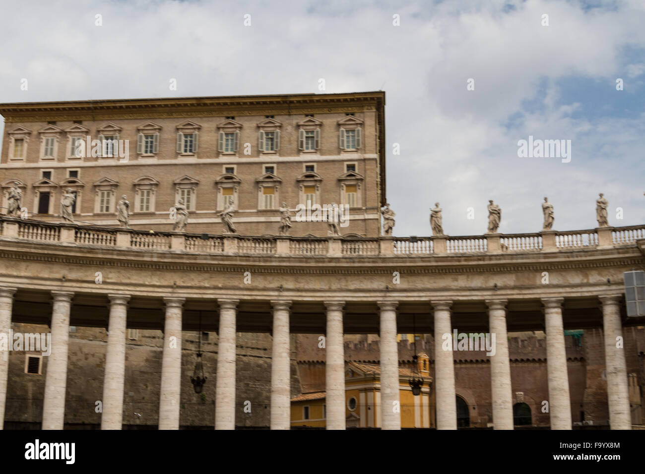 Buildings in Vatican, the Holy See within Rome, Italy. Part of Saint ...