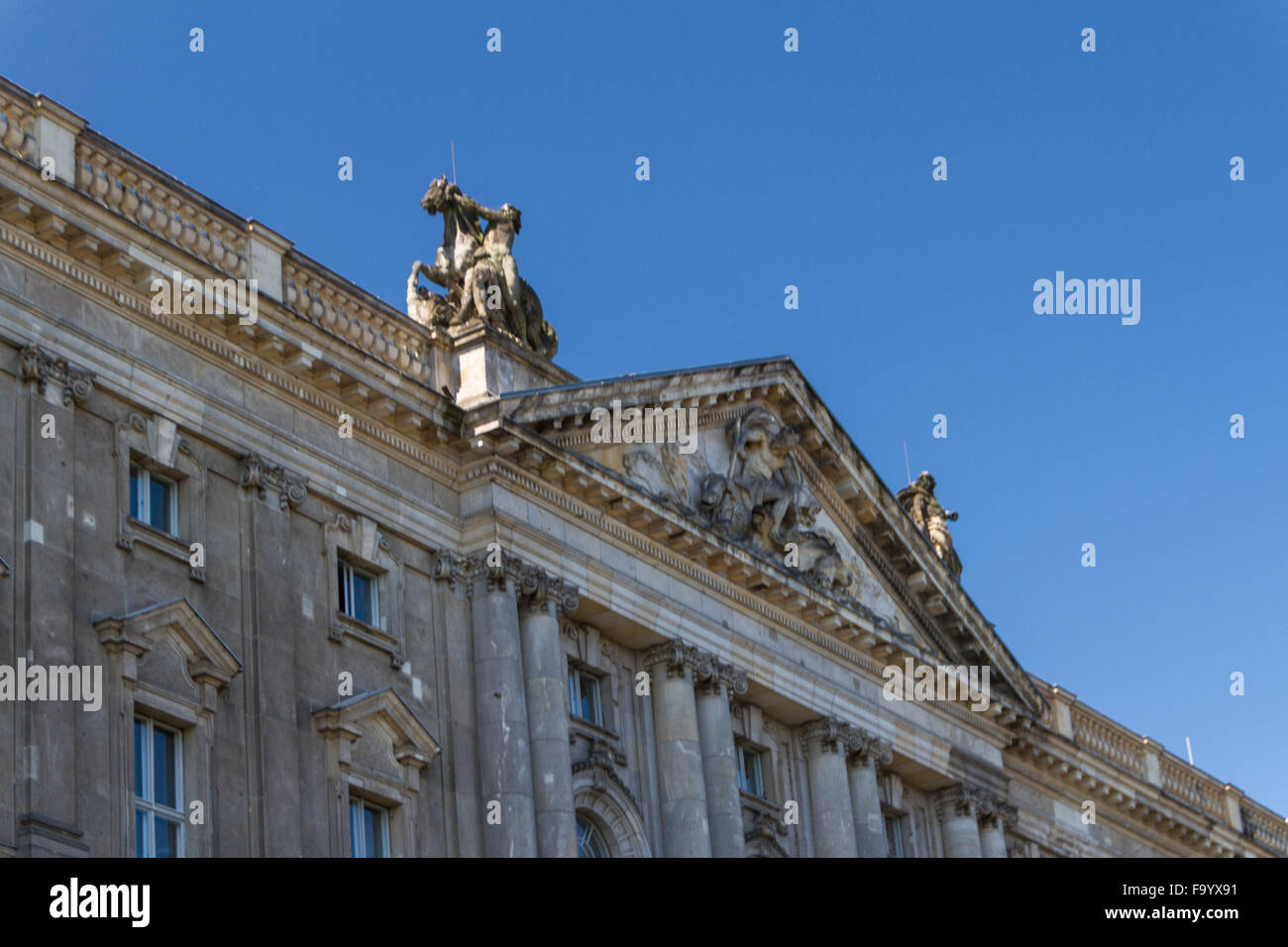 aerial view of central Berlin Stock Photo - Alamy