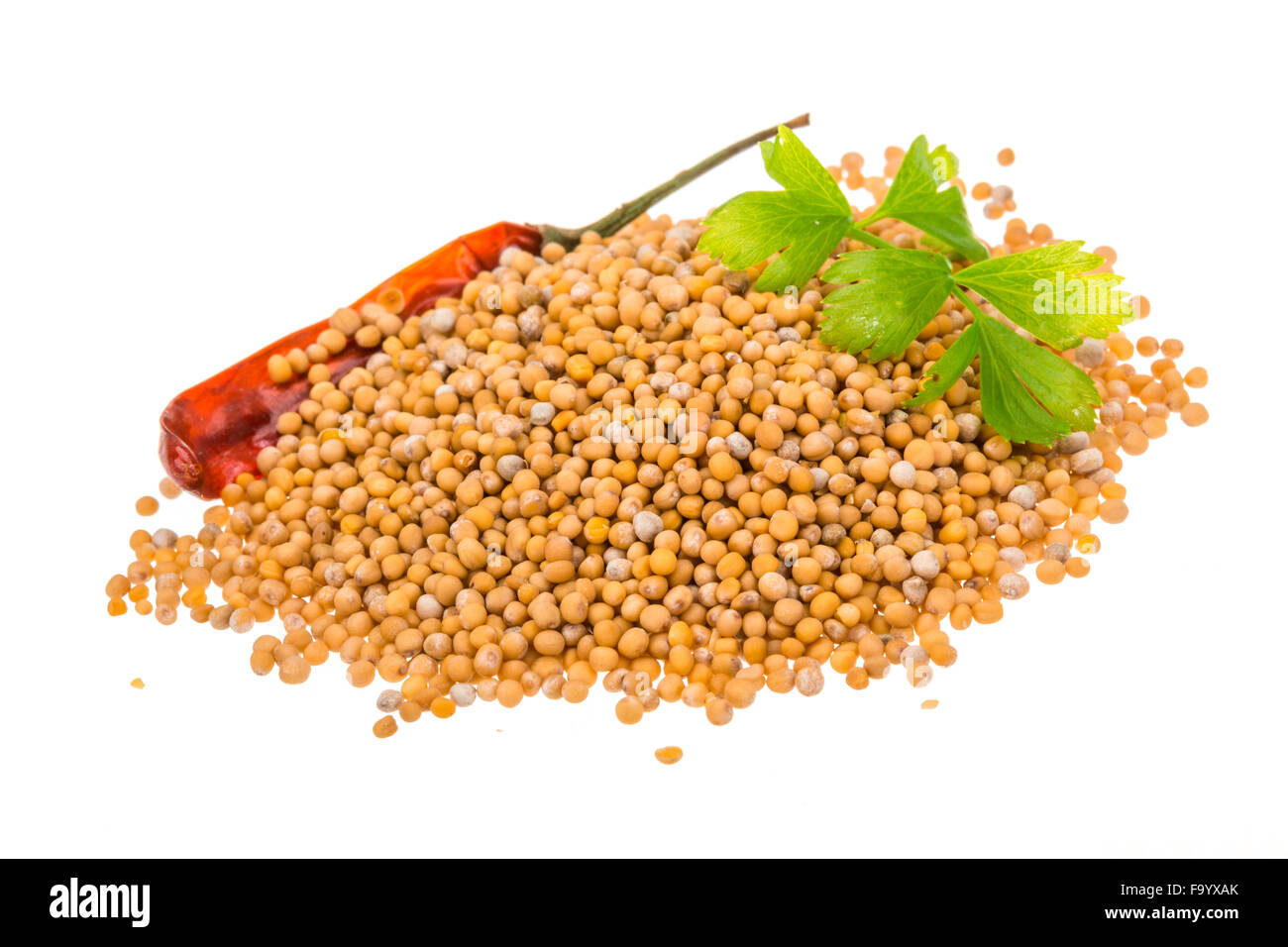Mustard seeds with pepper Stock Photo - Alamy
