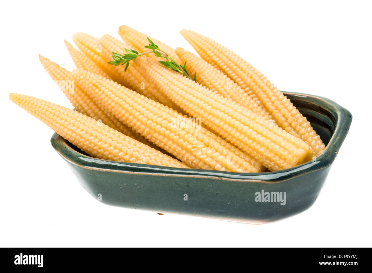 Baby corn isolated Stock Photo - Alamy