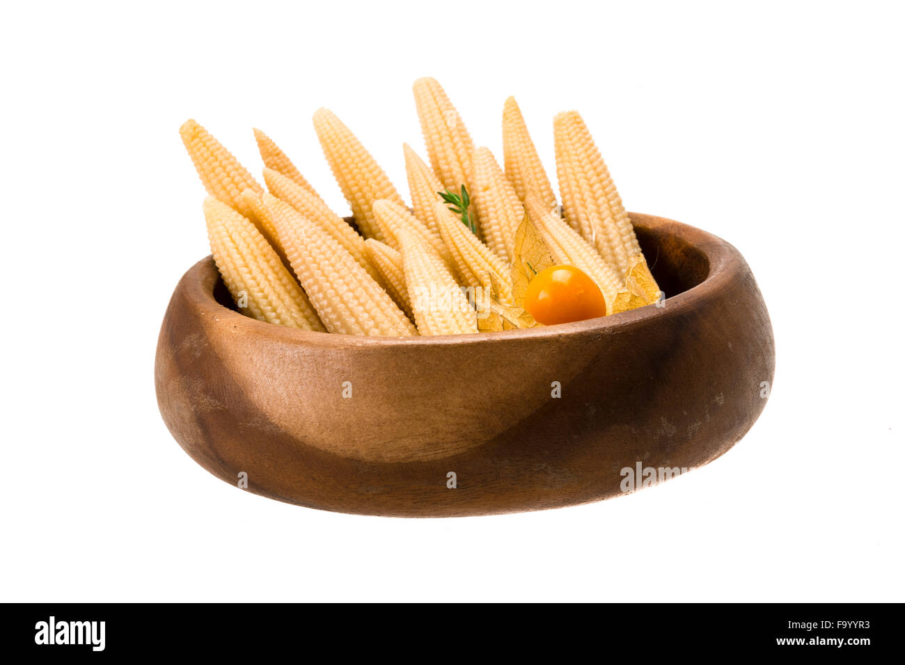 Baby corn isolated Stock Photo - Alamy