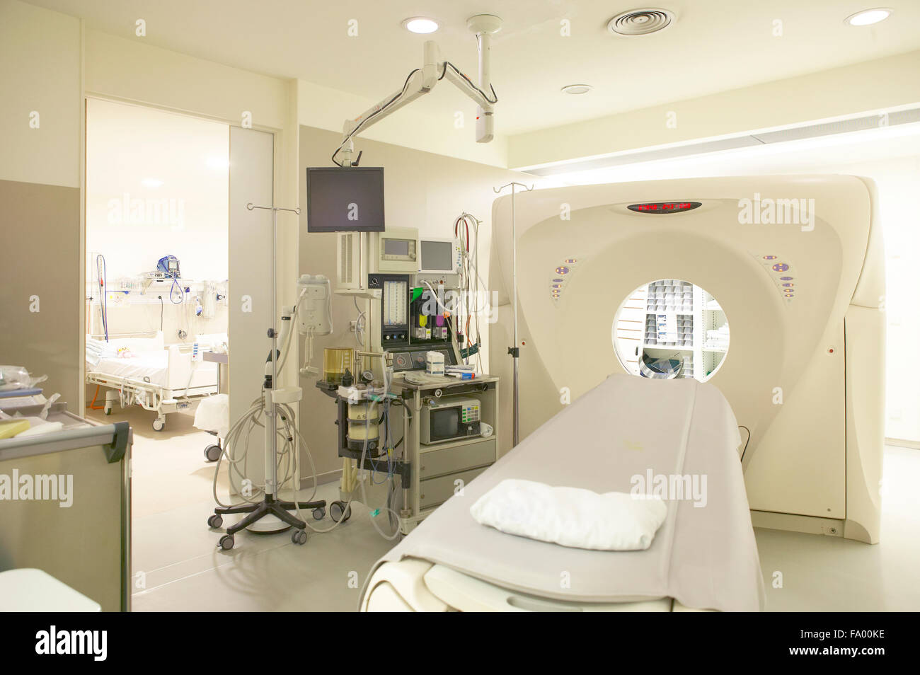 CAT Scan Machine at Hospital surgery room Stock Photo - Alamy
