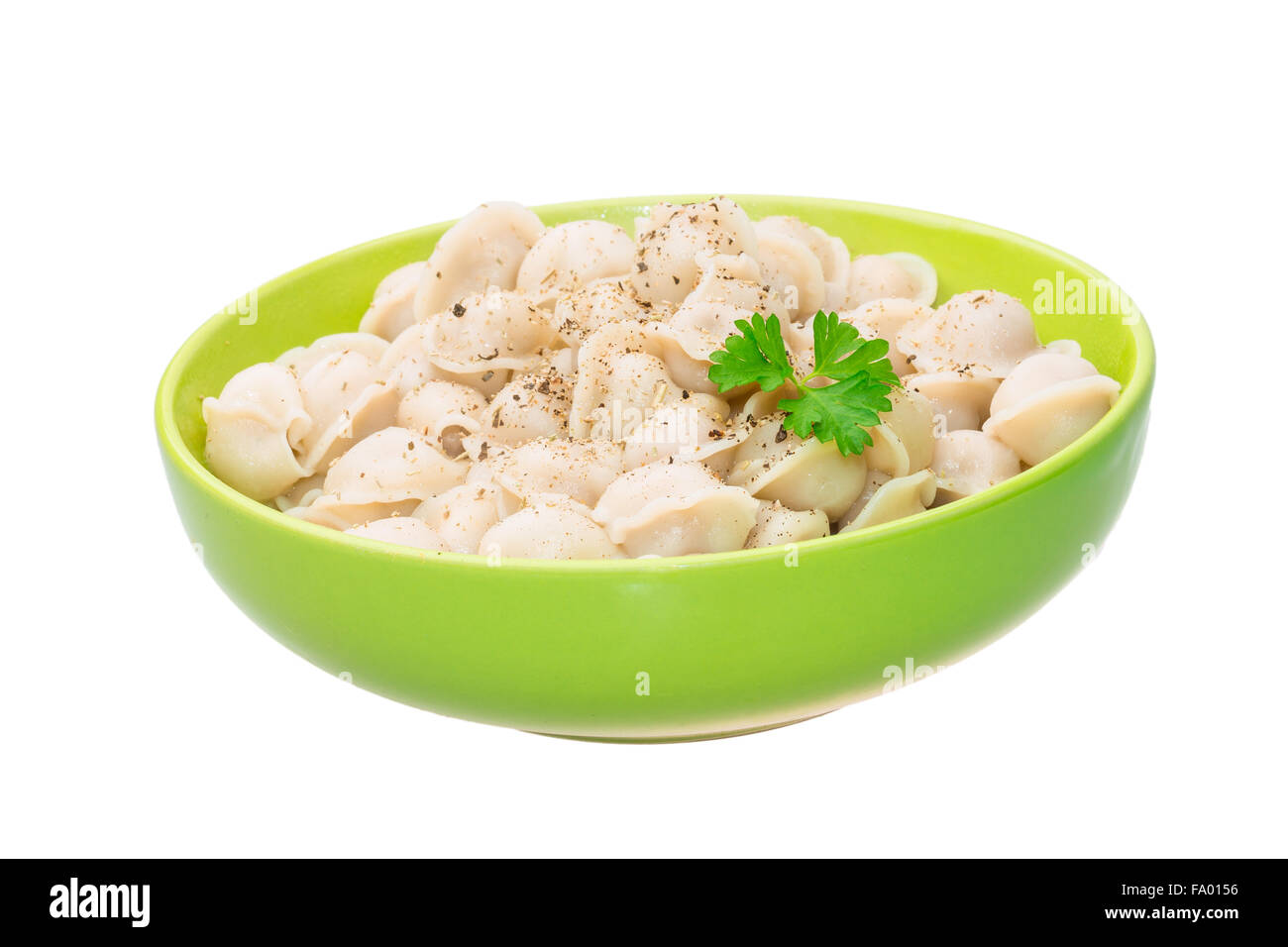 Russian damplings with parsley Stock Photo - Alamy