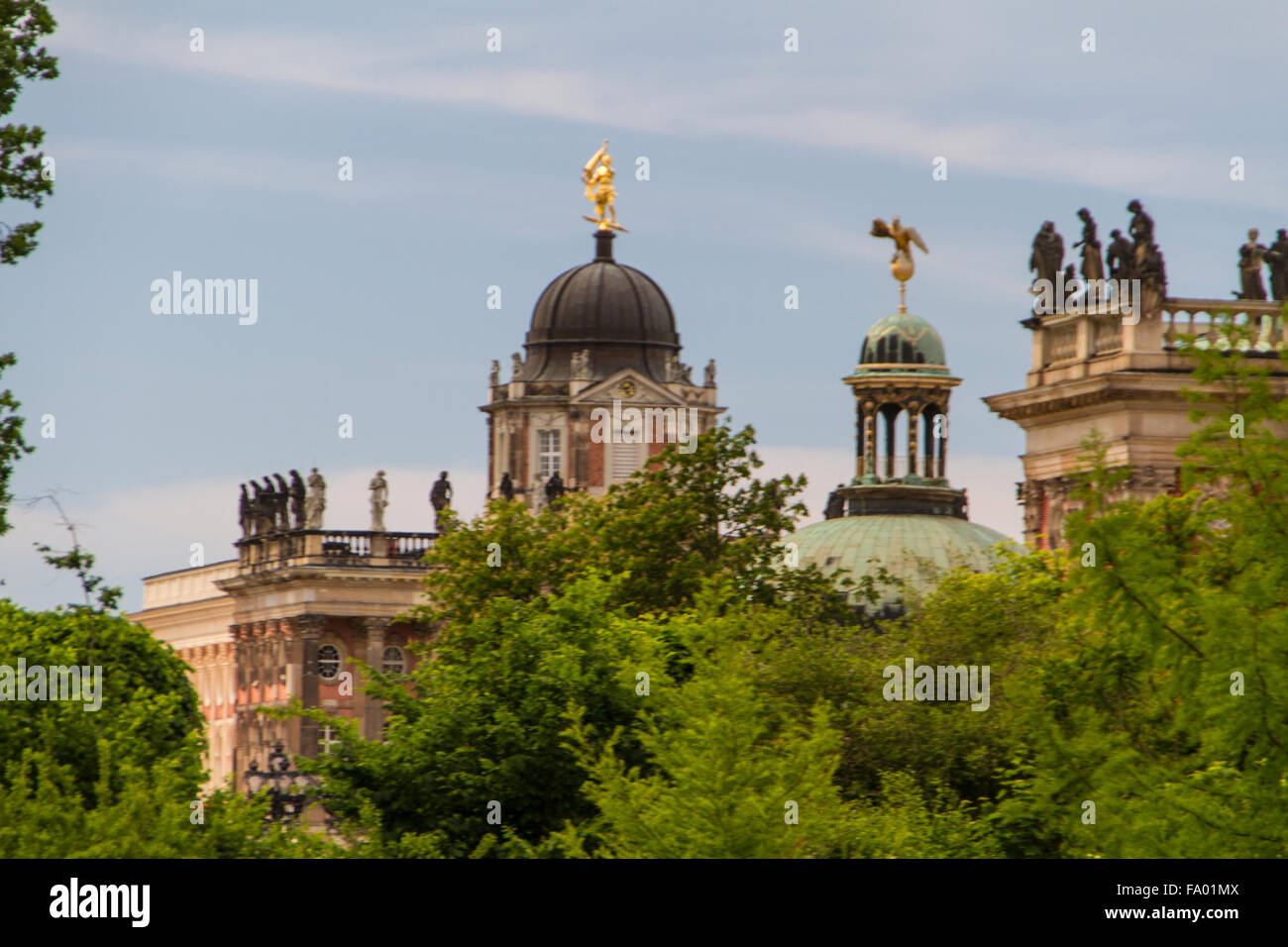The New Palace in Potsdam Germany on UNESCO World Heritage list Stock ...
