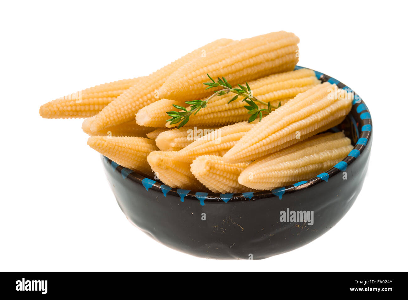 Baby corn isolated Stock Photo - Alamy