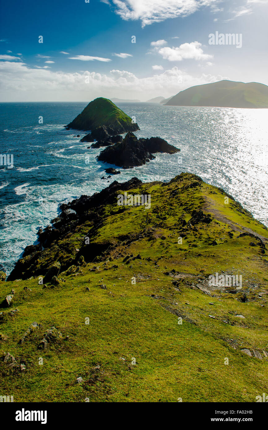 Coast Of Slea Head in Kerry In Ireland Stock Photo - Alamy