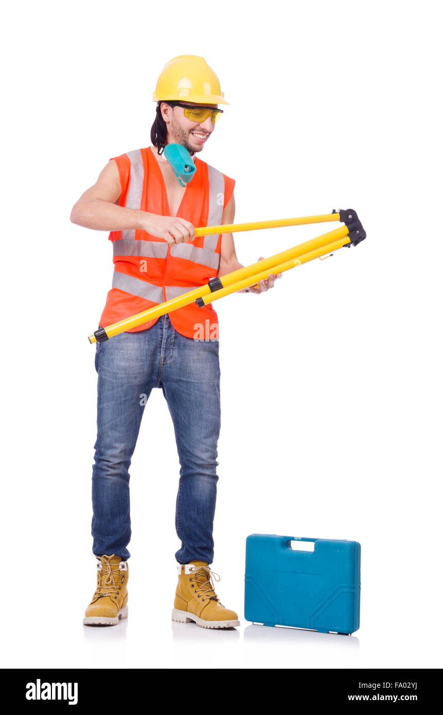 Land surveyor Cut Out Stock Images & Pictures - Alamy