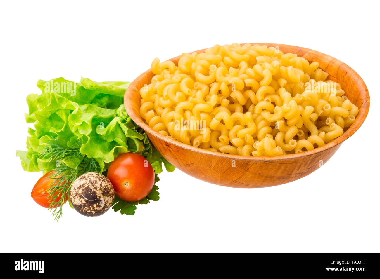 Raw Fusilli pasta Stock Photo - Alamy