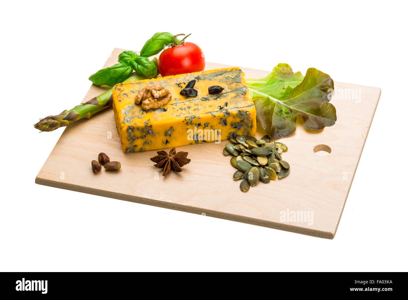 Gold cheese with mould Stock Photo - Alamy