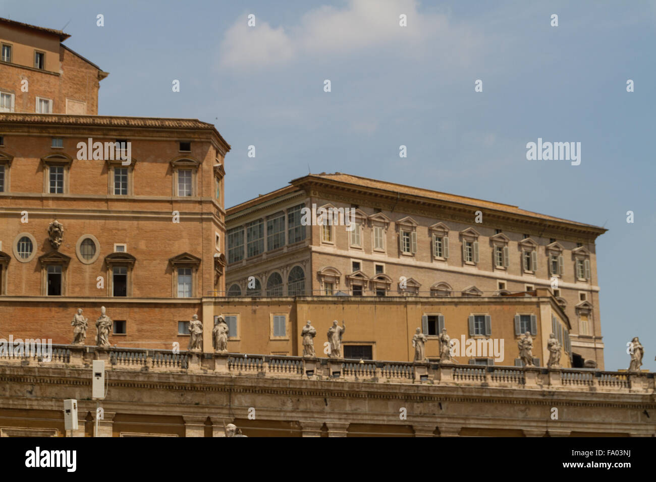 Buildings in Vatican, the Holy See within Rome, Italy. Part of Saint ...