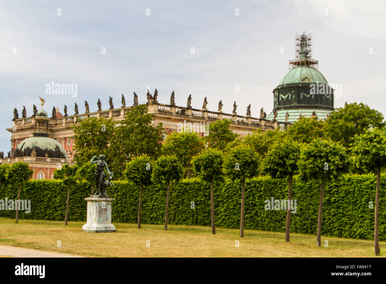 The New Palace in Potsdam Germany on UNESCO World Heritage list Stock ...