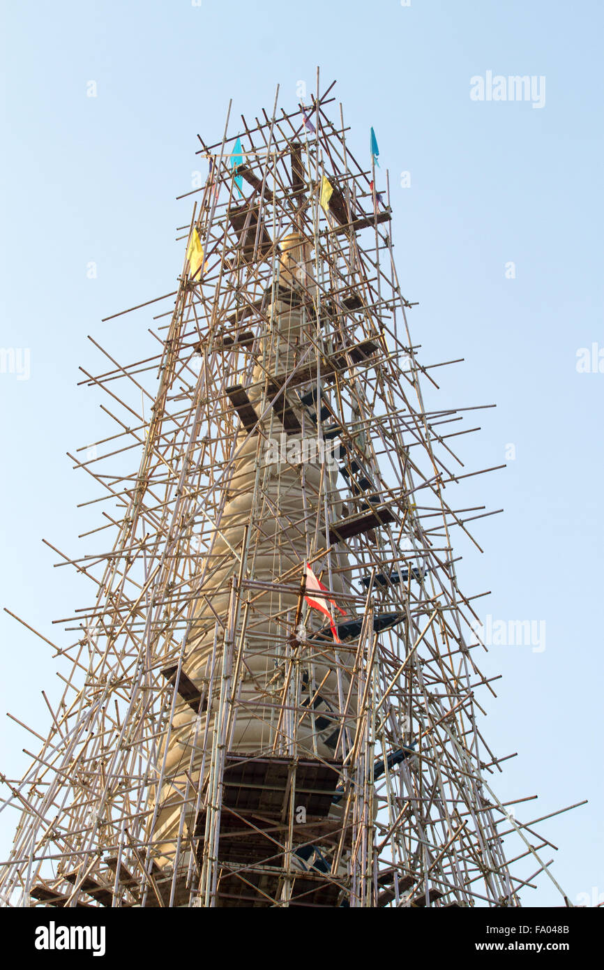 Structural of bamboo for building and repaired Stock Photo - Alamy