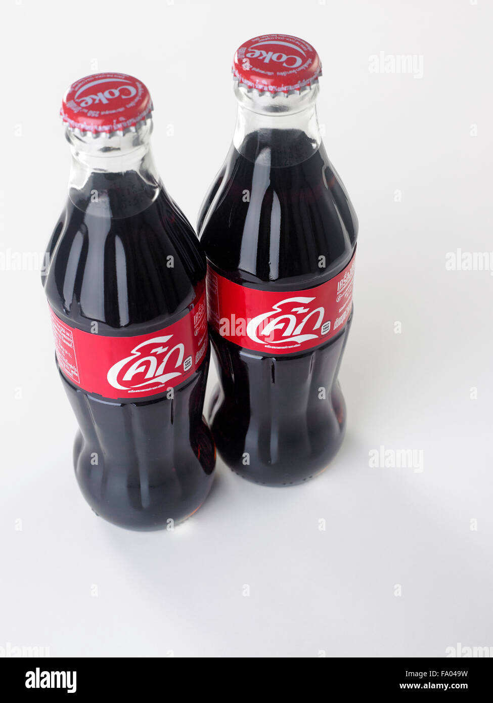 KUALA LUMPUR, MALAYSIA - June 6TH, 2015. A bottle of Coca Cola thai ...