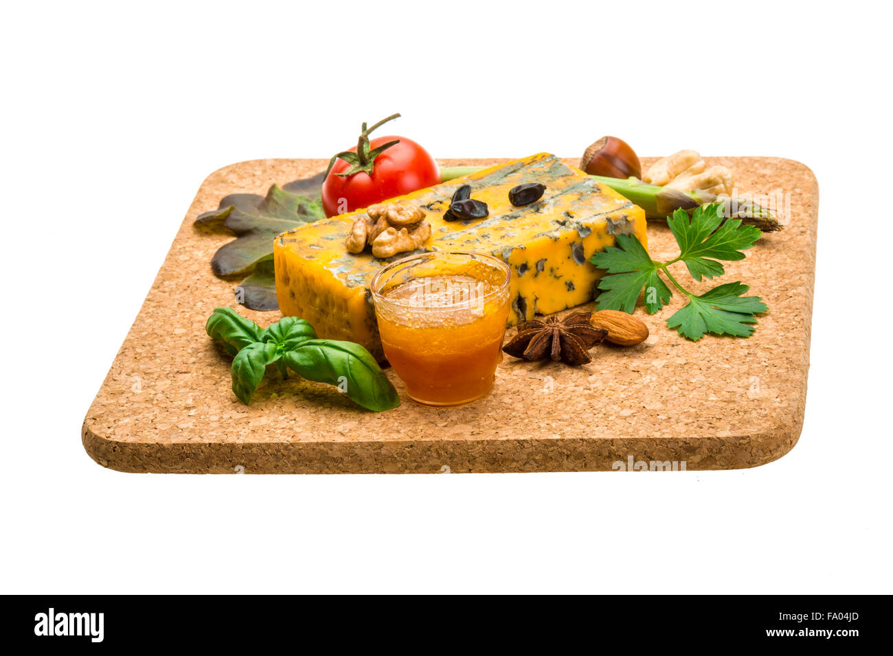 Gold cheese with mould Stock Photo - Alamy