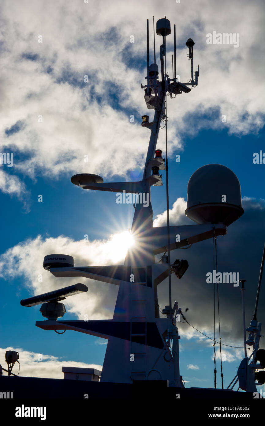 Ship bridge instruments hi-res stock photography and images - Alamy