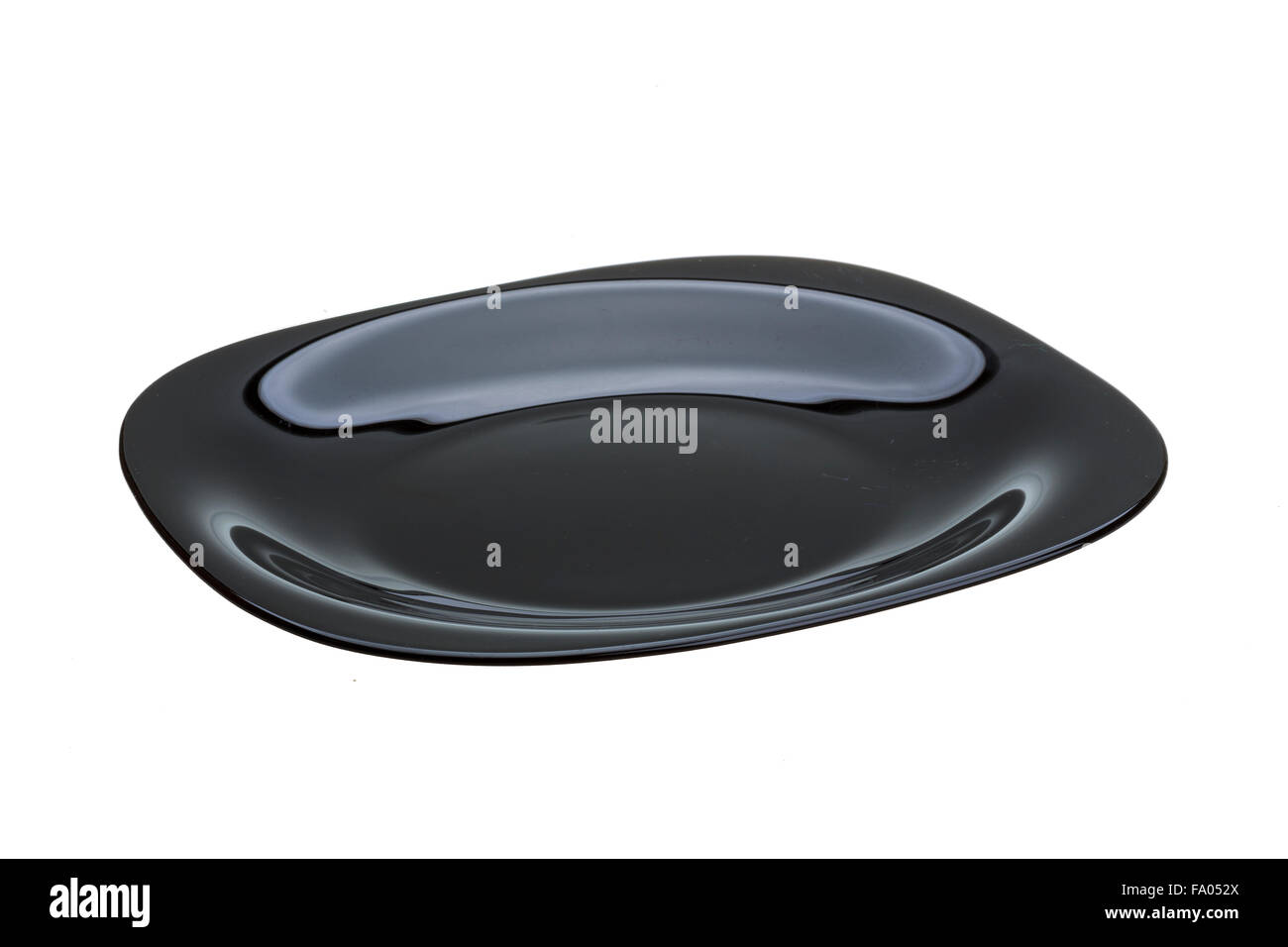 Empty plate isolated on white Stock Photo - Alamy