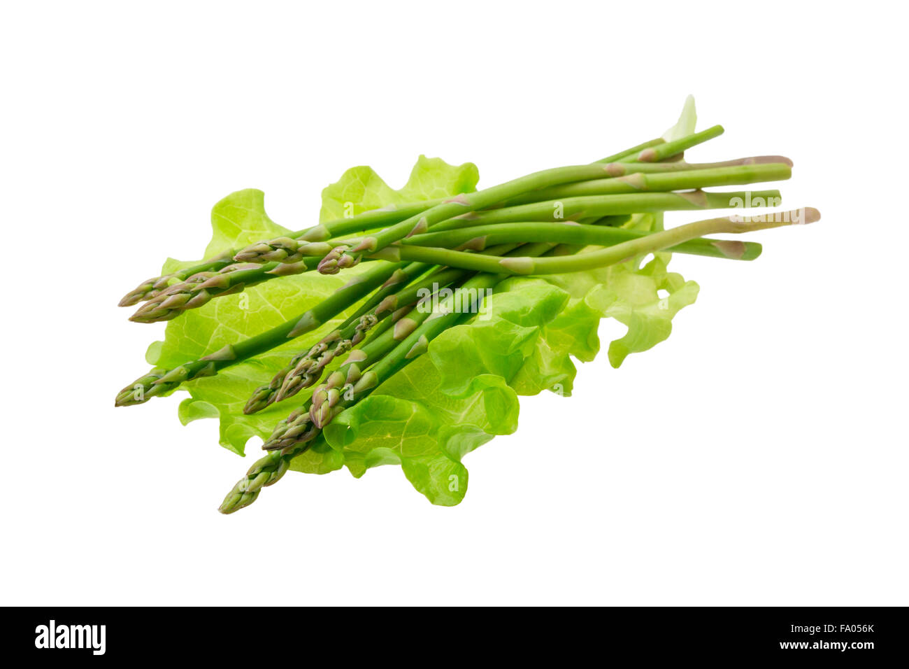Baby asparagus isolated Stock Photo - Alamy