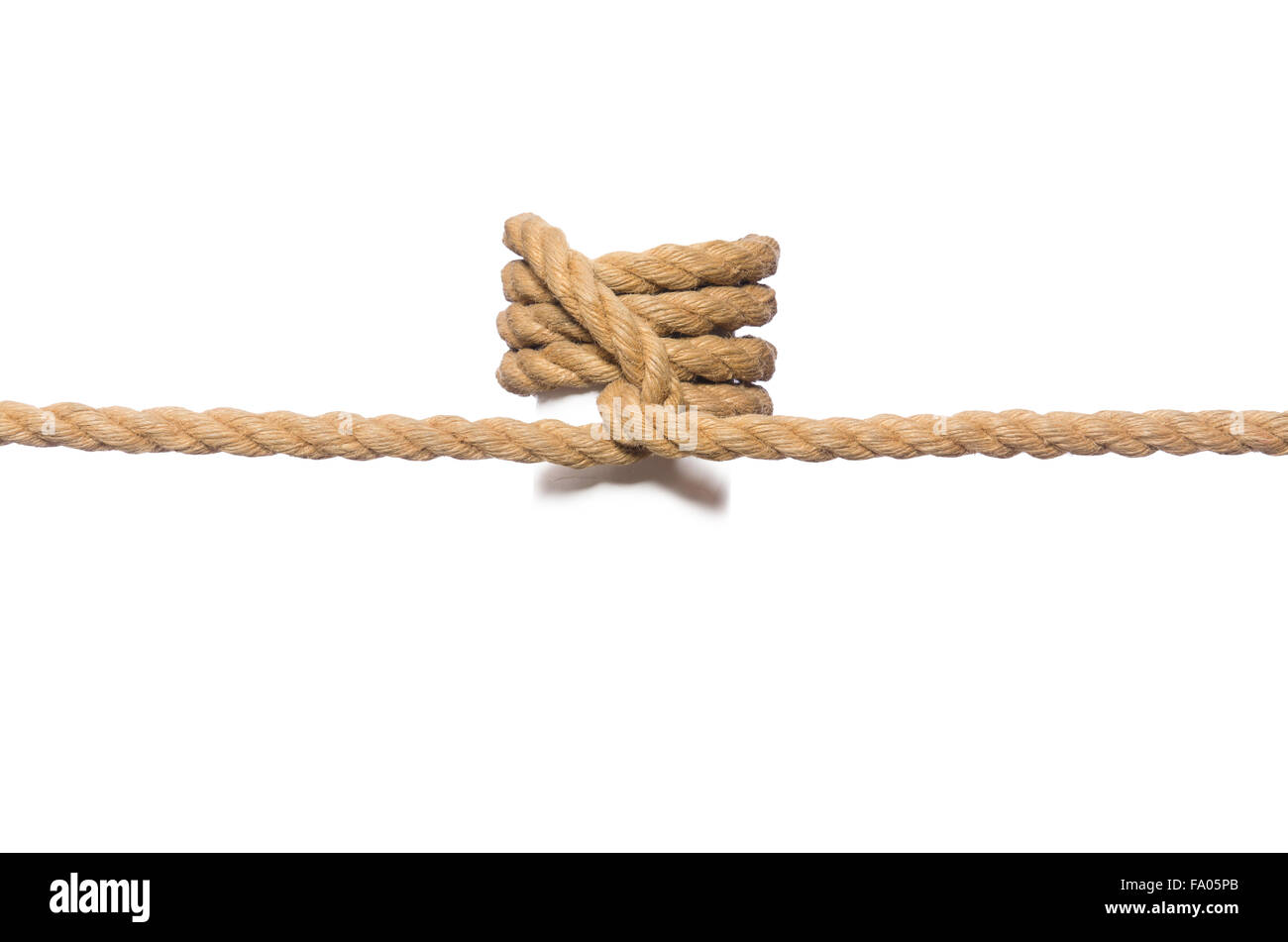 Rope isolated on the white background Stock Photo - Alamy