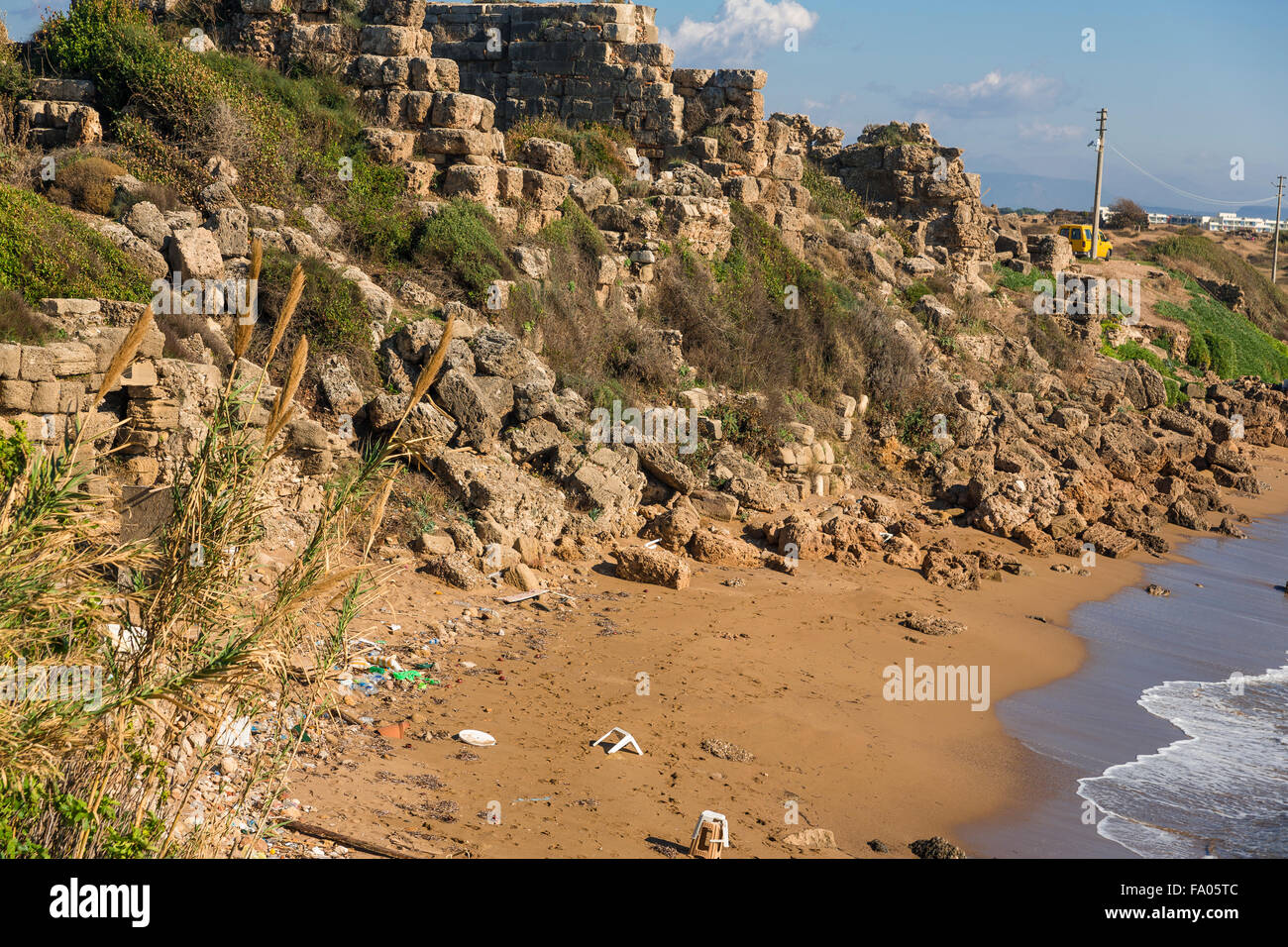 Ruins in Side, Turkey Stock Photo - Alamy