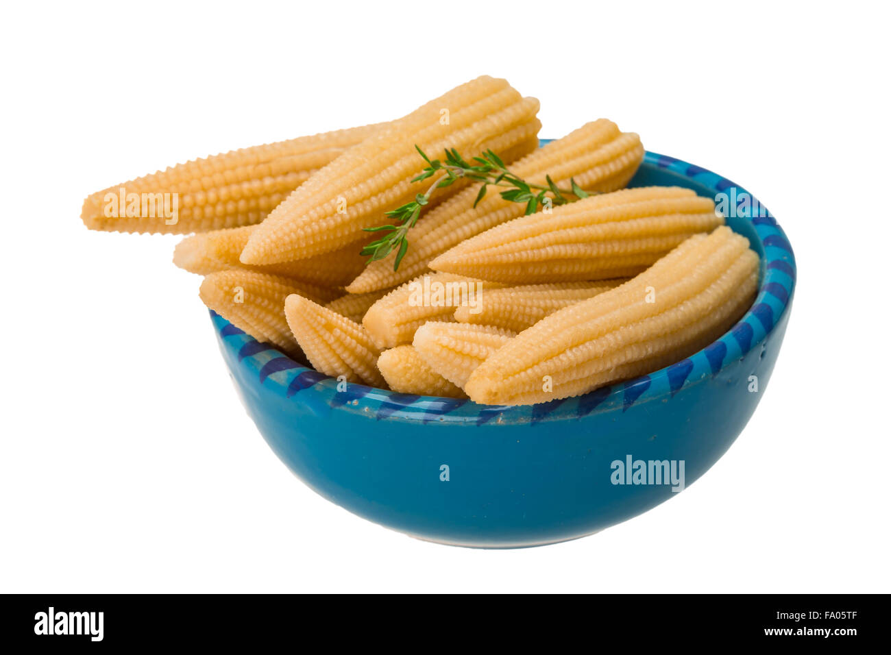 Baby corn isolated Stock Photo - Alamy