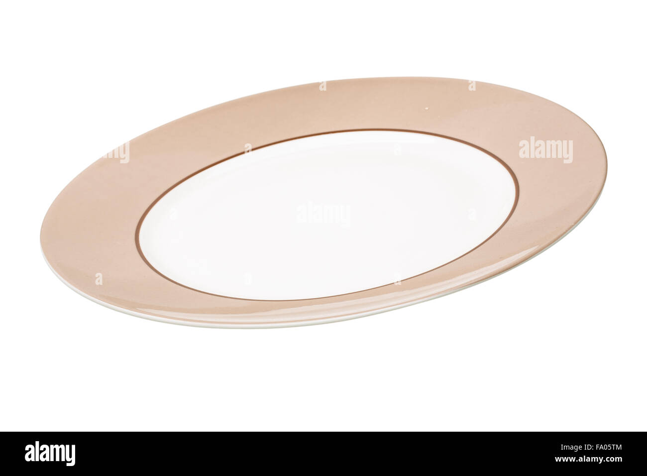 Empty plate isolated Stock Photo - Alamy