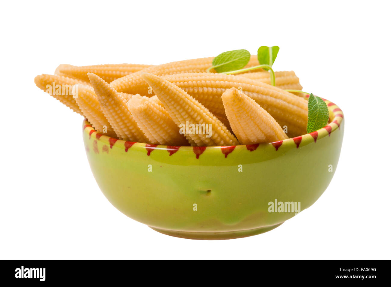 Baby corn isolated Stock Photo - Alamy