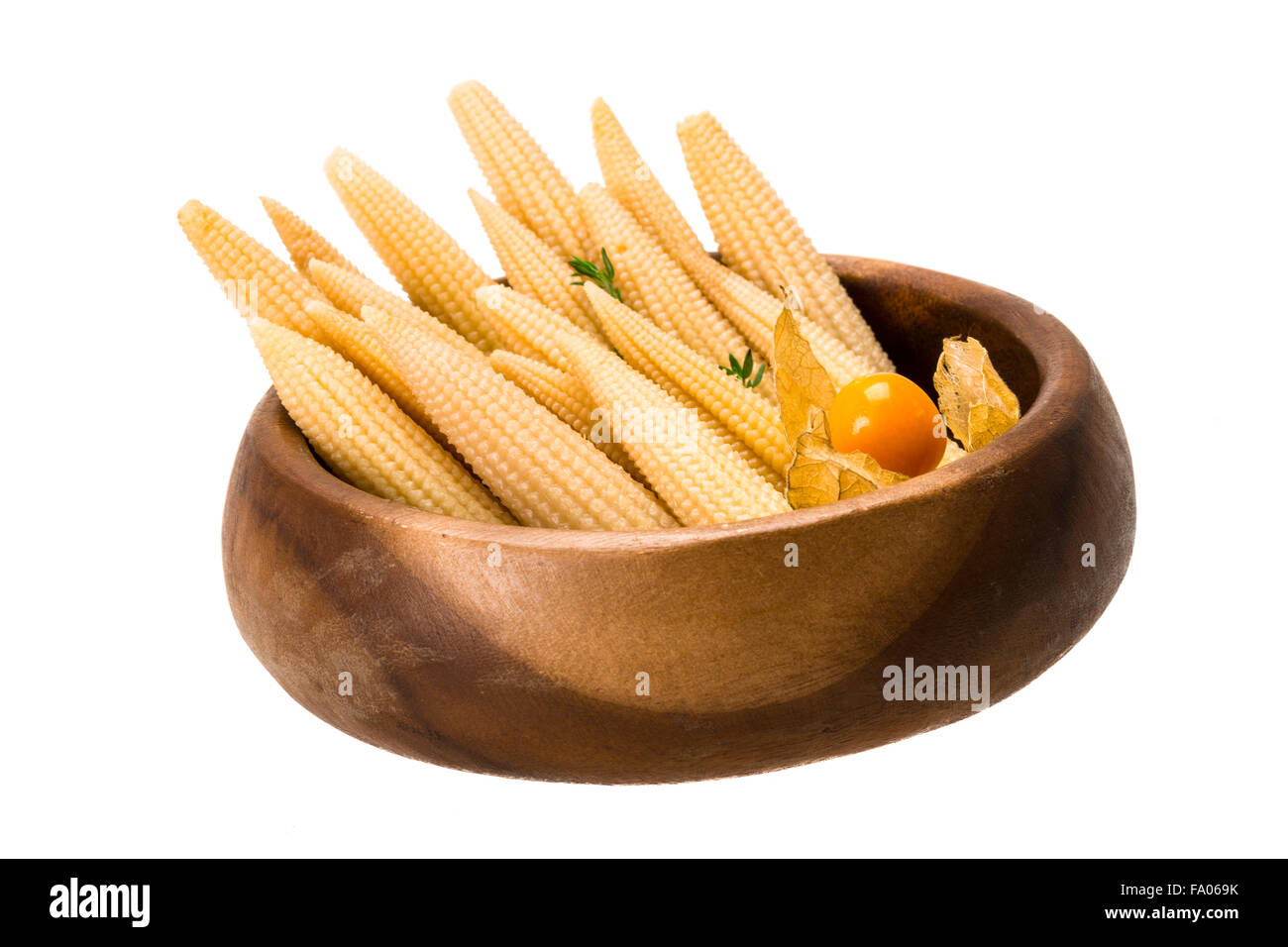 Baby corn isolated Stock Photo - Alamy