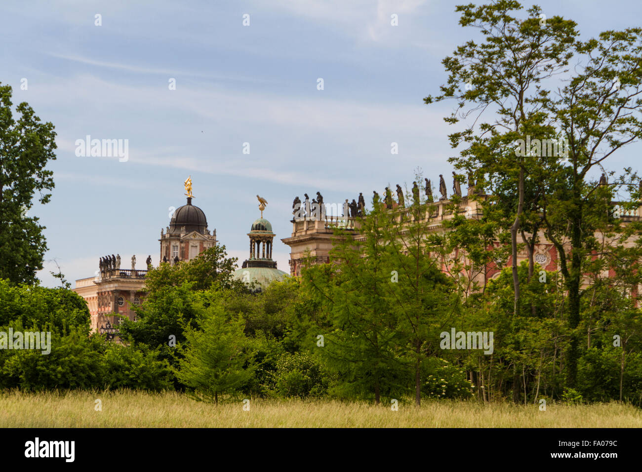 The New Palace in Potsdam Germany on UNESCO World Heritage list Stock ...