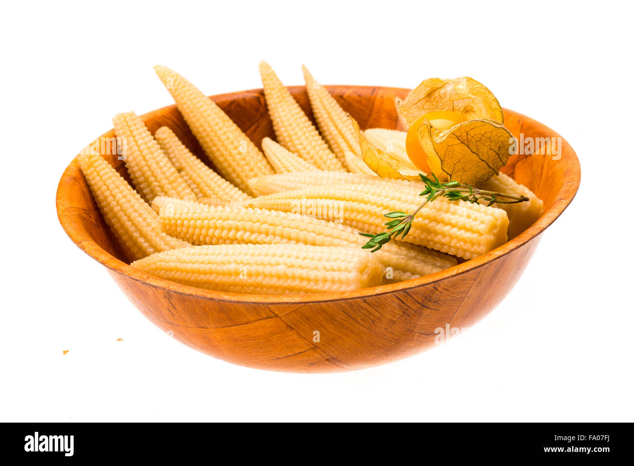 Baby corn isolated Stock Photo - Alamy