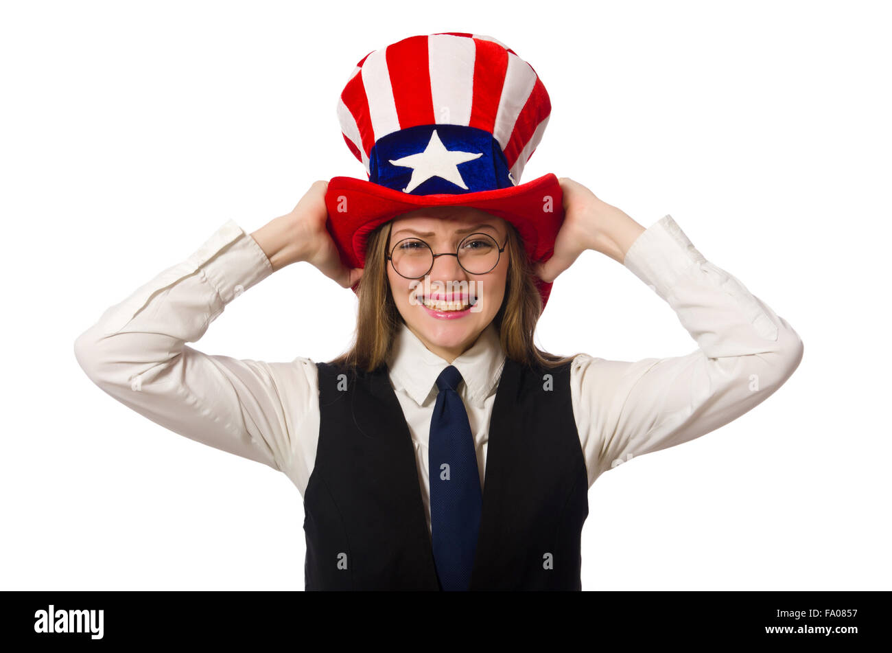 Female surprised secretary wearing hi-res stock photography and images ...