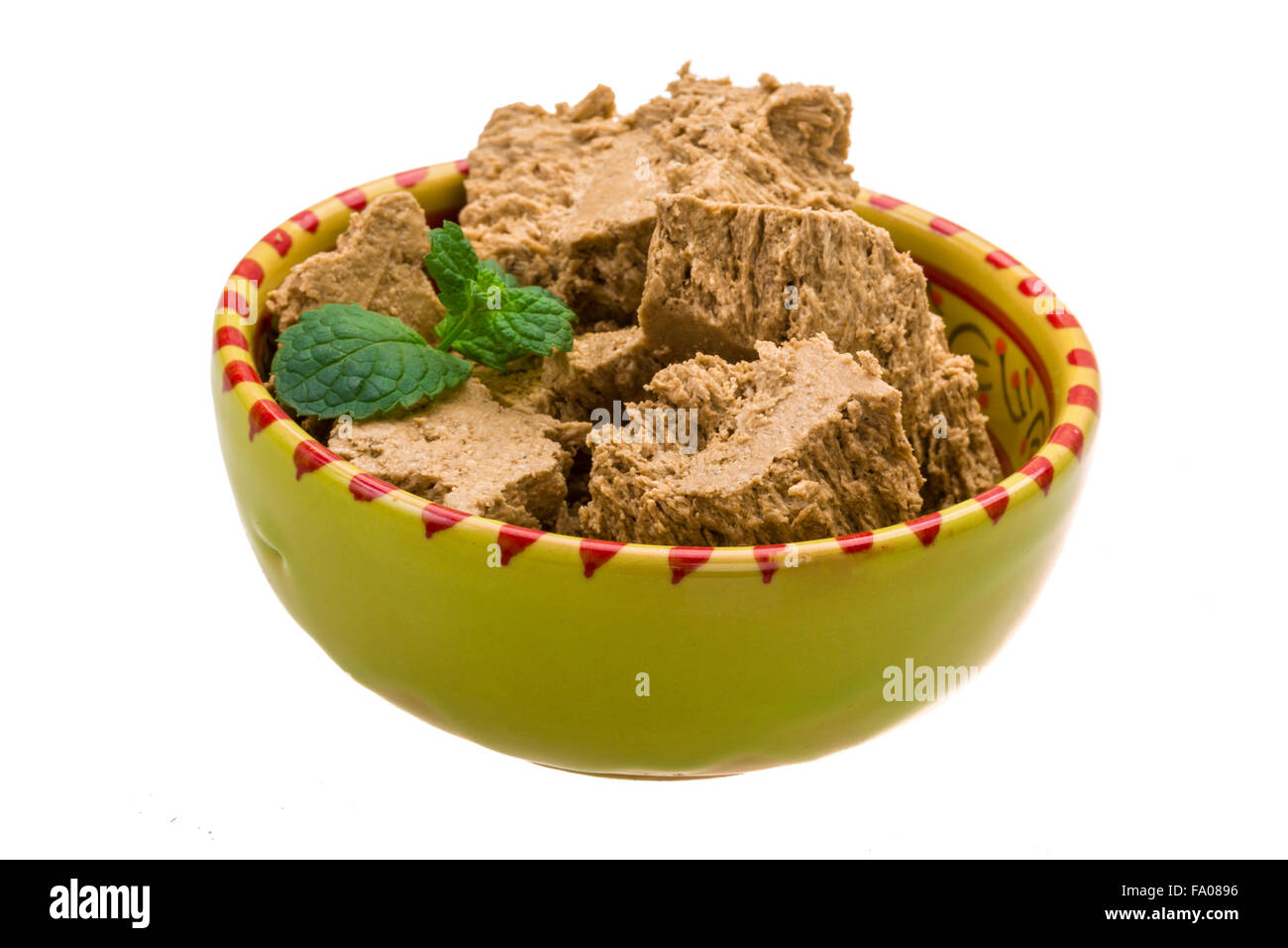 Sunflower Halva isolated studio macro shoot Stock Photo - Alamy
