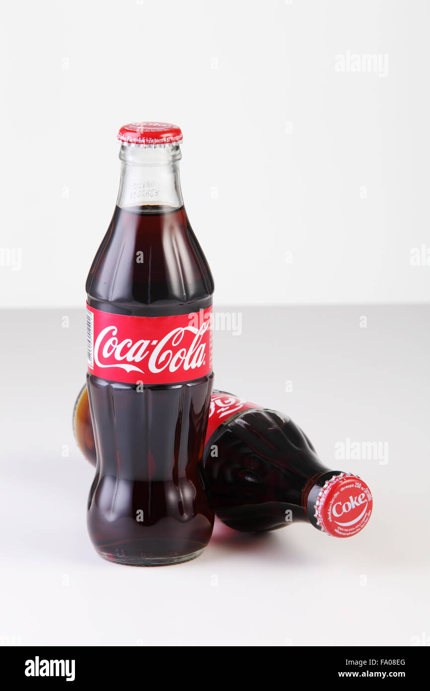Kuala Lumpur,malaysia,14thMay2015,Photo of a bottle of Coca-Cola. The ...