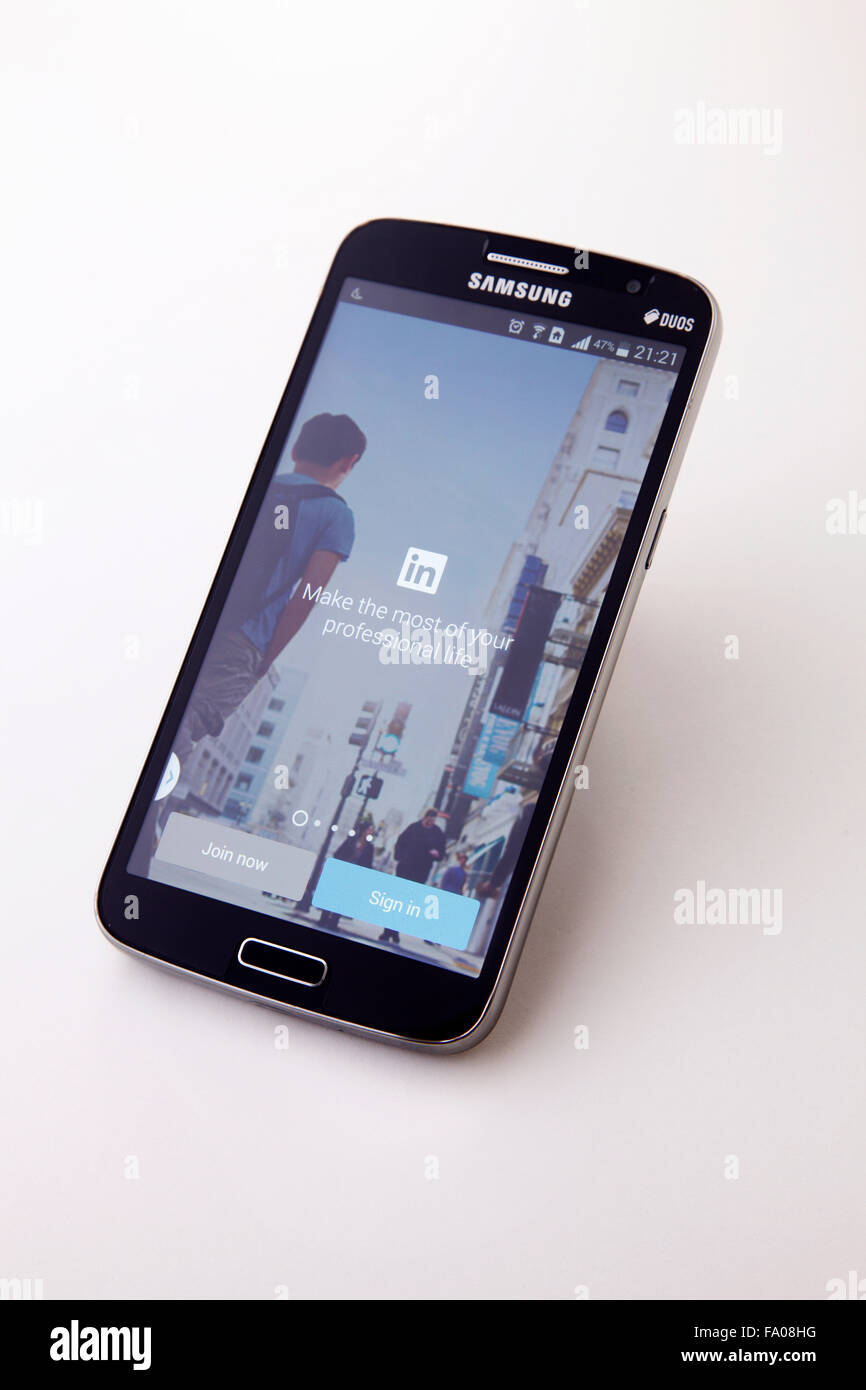 KUALA LUMPUR, MALAYSIA - April 2nd 2015.LinkedIn is largest social ...