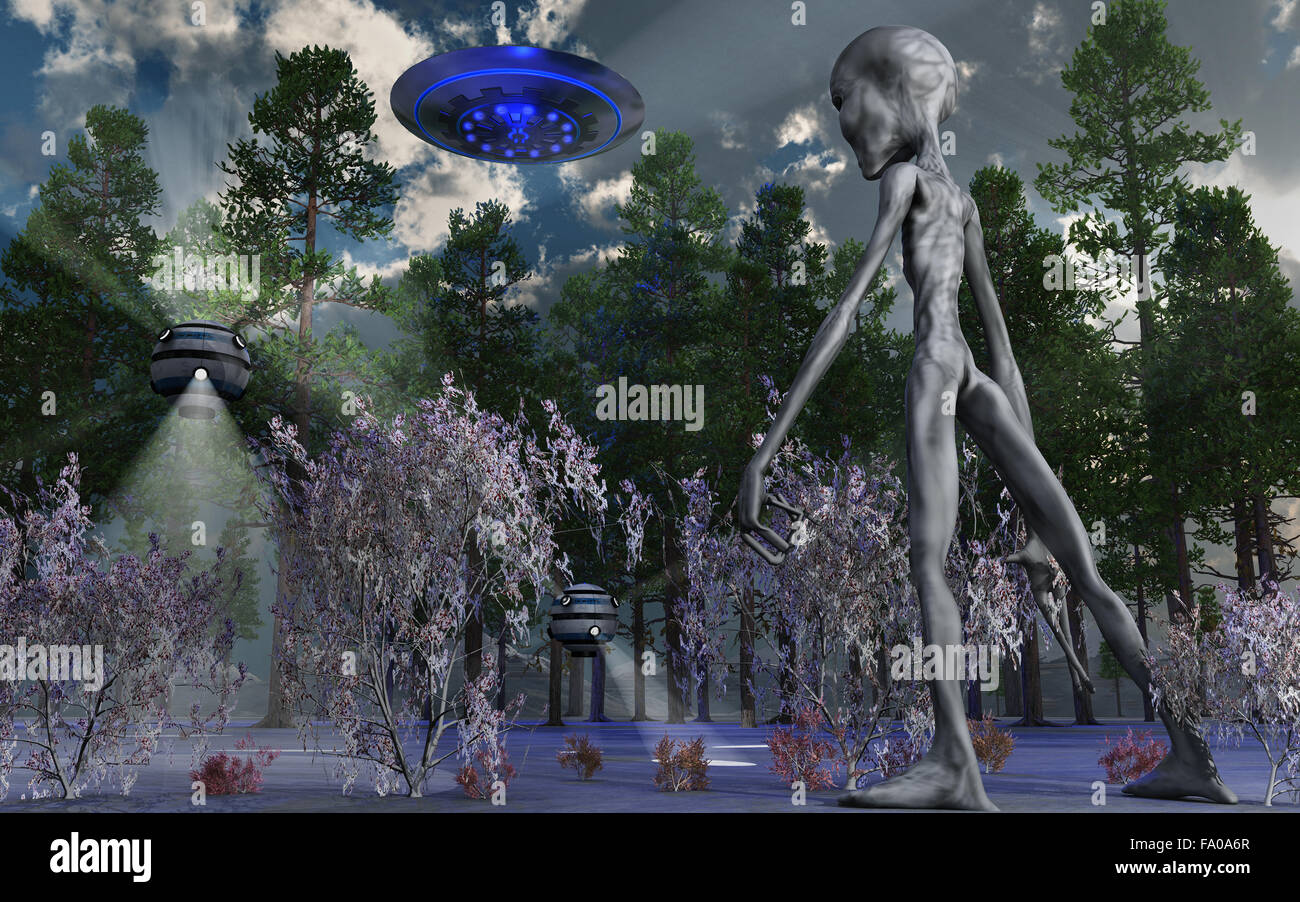Alien abductions hi-res stock photography and images - Alamy