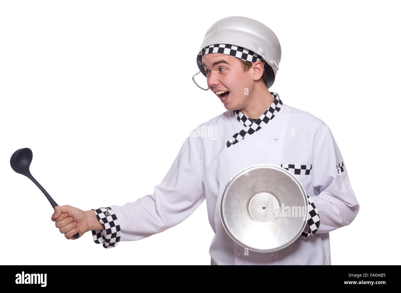 Funny young chef Cut Out Stock Images & Pictures - Alamy
