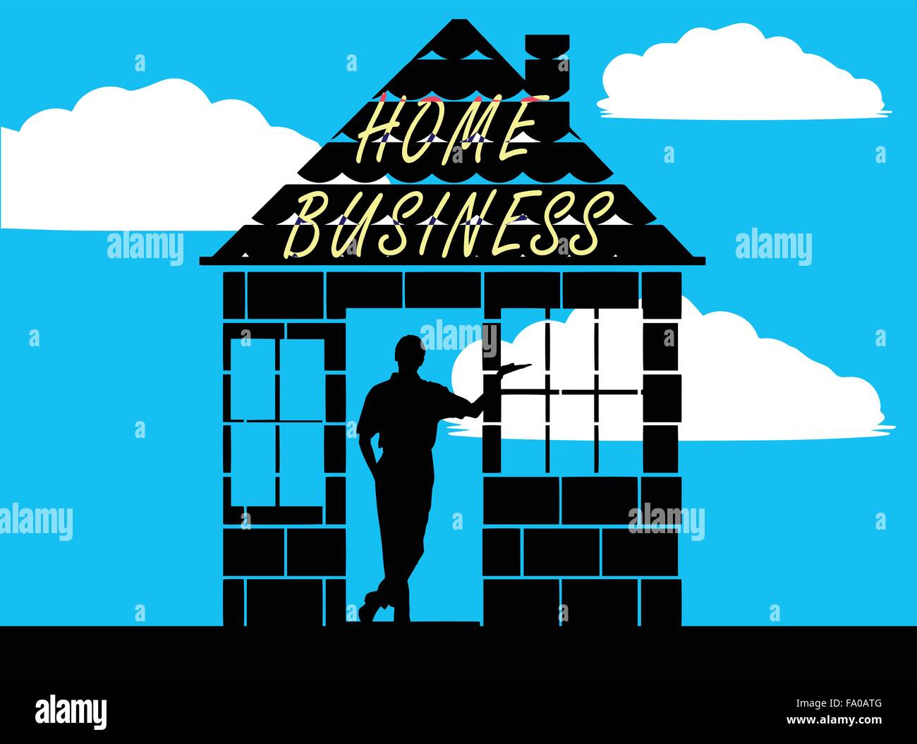 Home ownership new home Stock Vector Images - Alamy