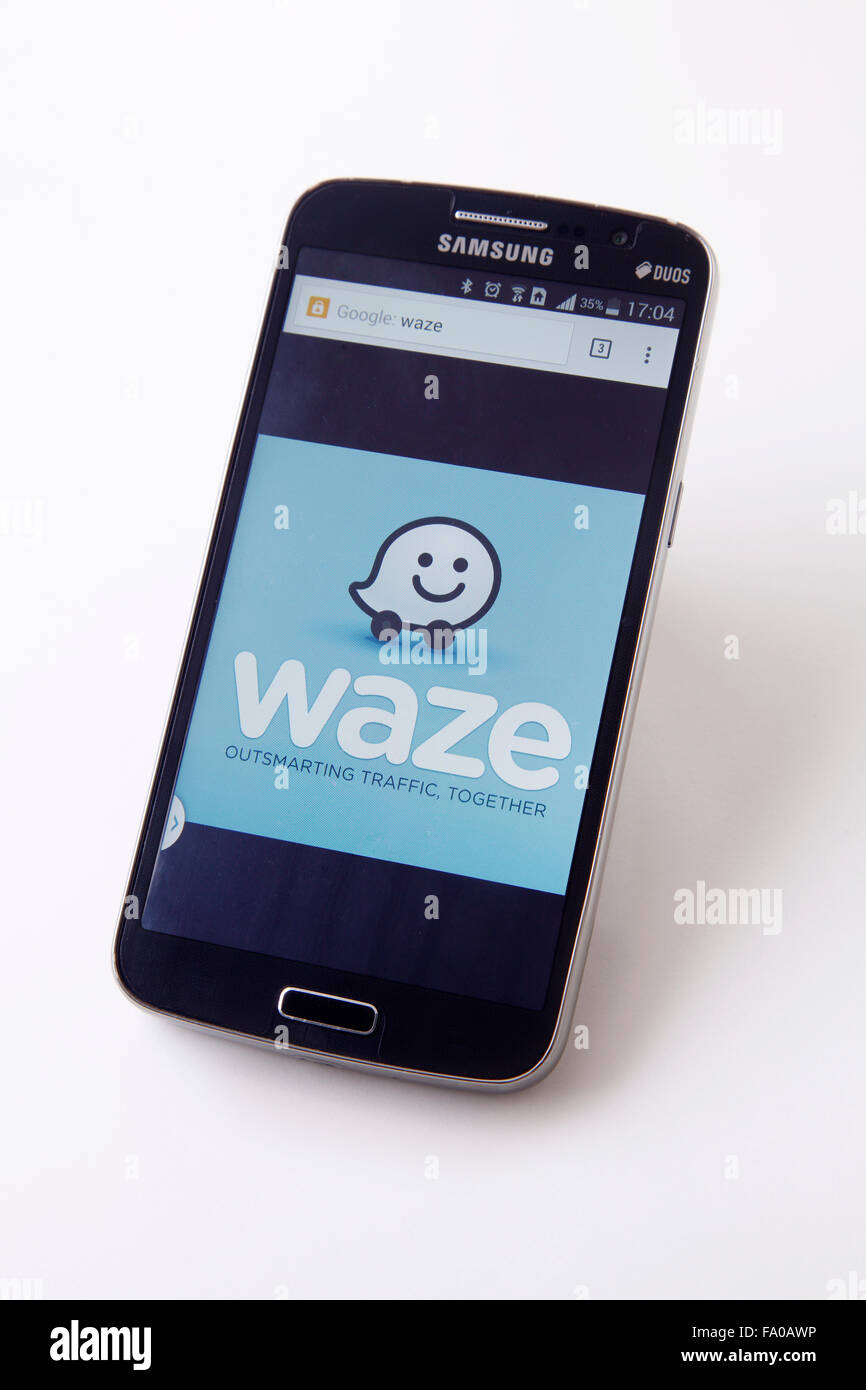 Waze map israel hi-res stock photography and images - Alamy
