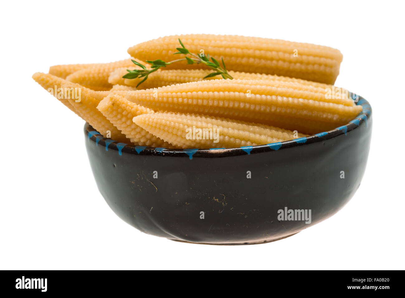 Baby corn isolated Stock Photo - Alamy