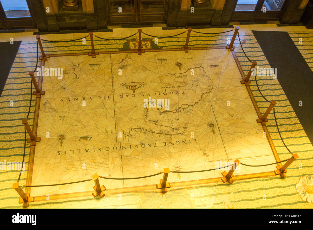Entrance foyer of The State Library of New South Wales, on Macquarie ...
