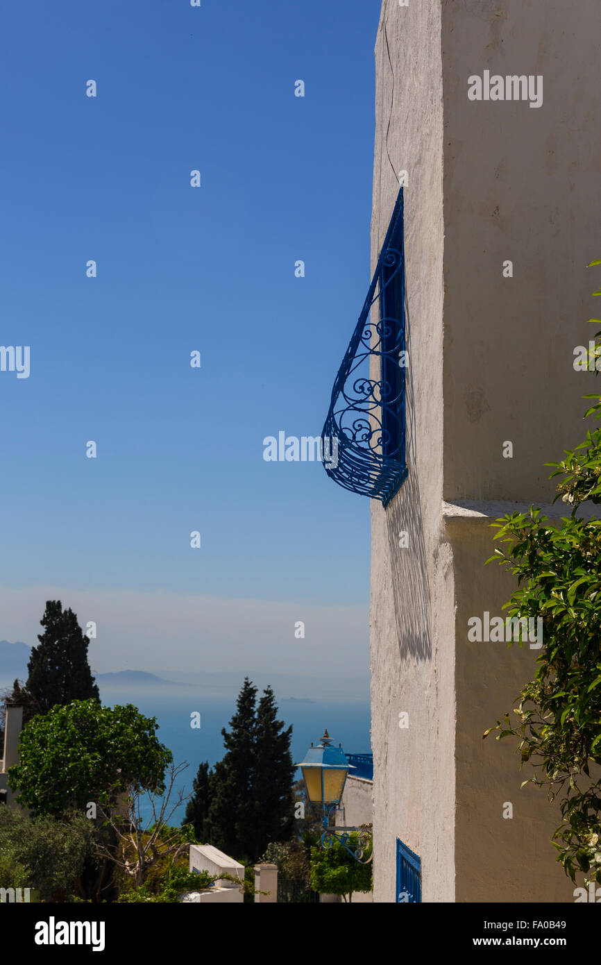 Old arabic town in Tunisia - Sidi Bu Said Stock Photo - Alamy