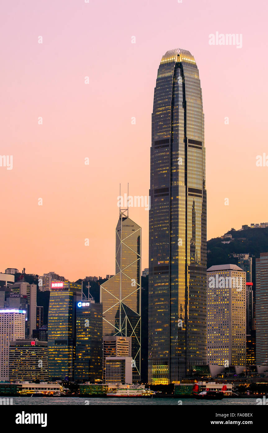 Two International Finance Center, IFC2, Central financial district ...