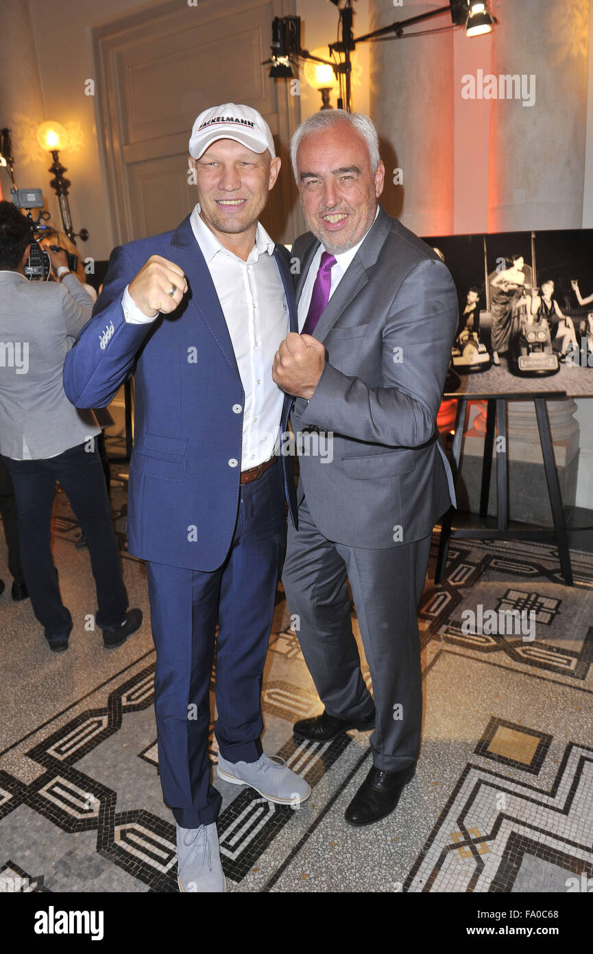 Lambertz presenting their new calendar 2016 'La Dolce Vita' at Hotel de ...